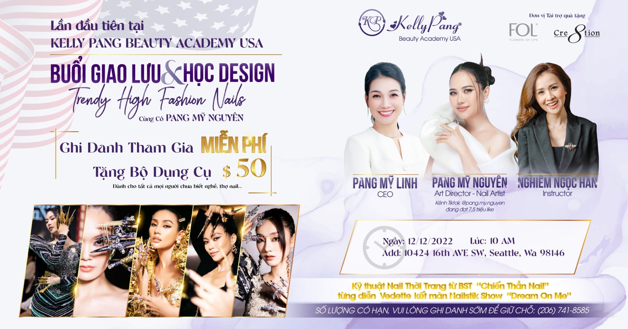 KellyPang Nail Dạy Nail Chuyên Nghiệp