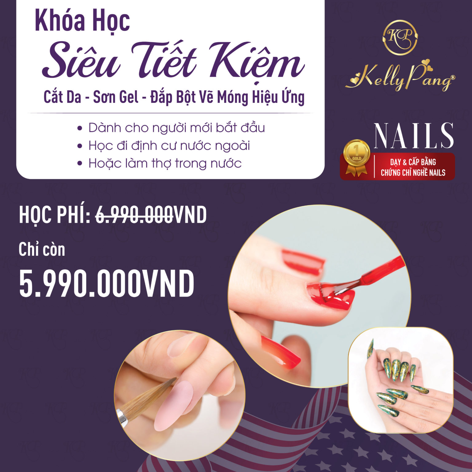 Các Khoá Học Tại KellyPang – KellyPang Nail